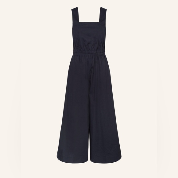 COS | Pants & Jumpsuits | Cos Open Back Wide Leg Jump Suit In Black ...